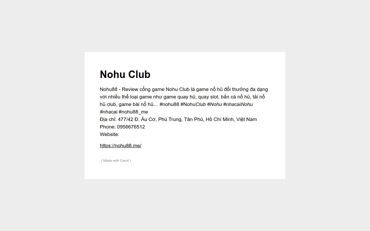nohu88